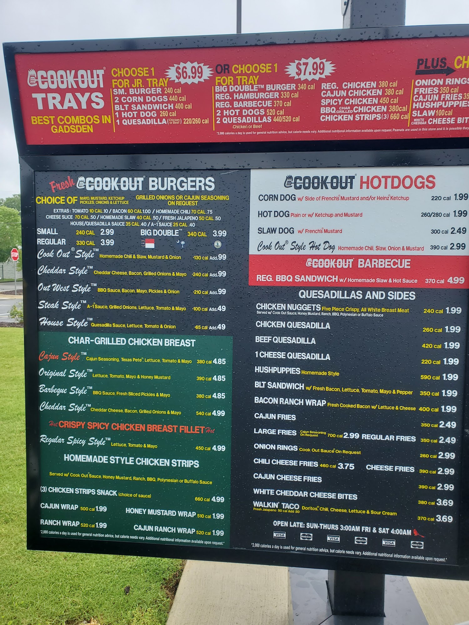 Cook Out, Gadsden - Menu, Reviews (96), Photos (15) - Restaurantji