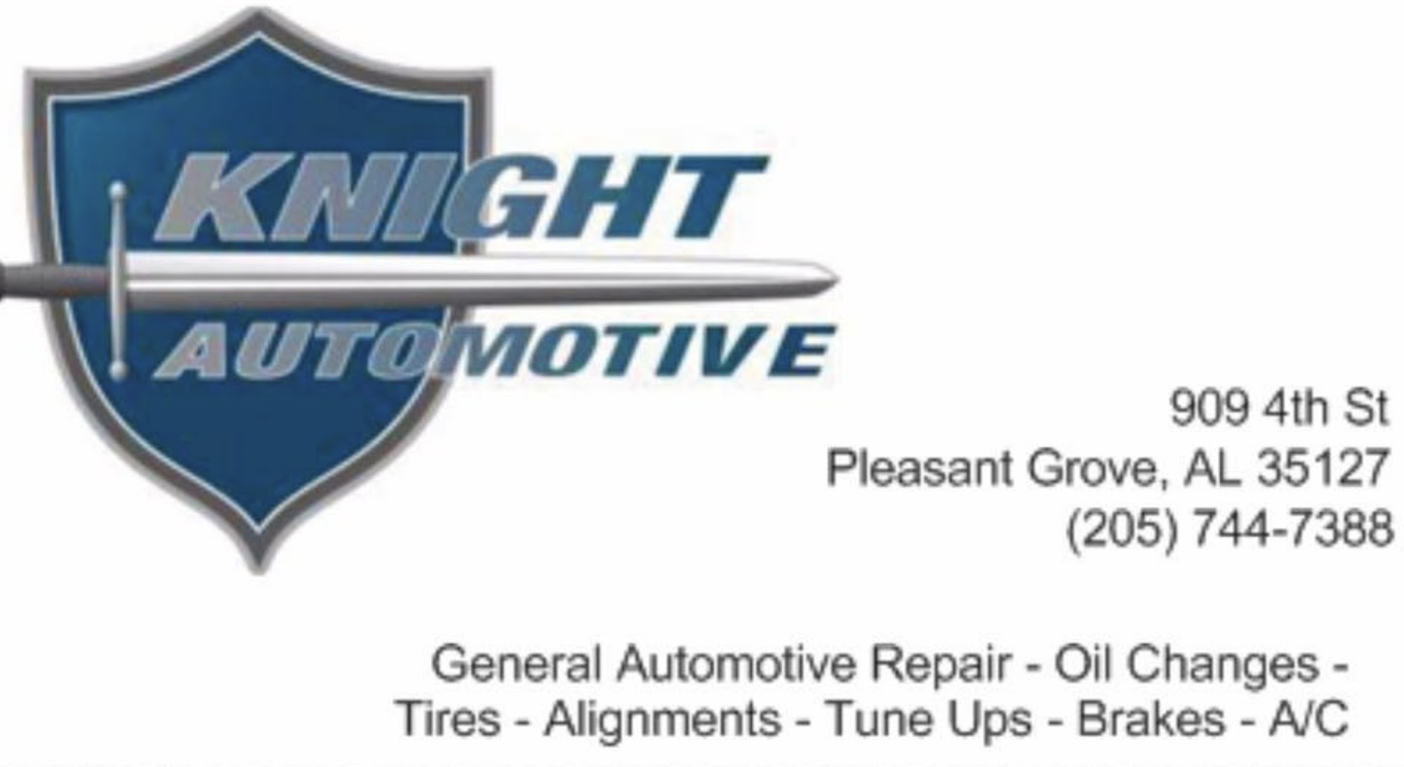 KNIGHT AUTOMOTIVE - Pleasant Grove AL - Hours, Directions, Reviews ...