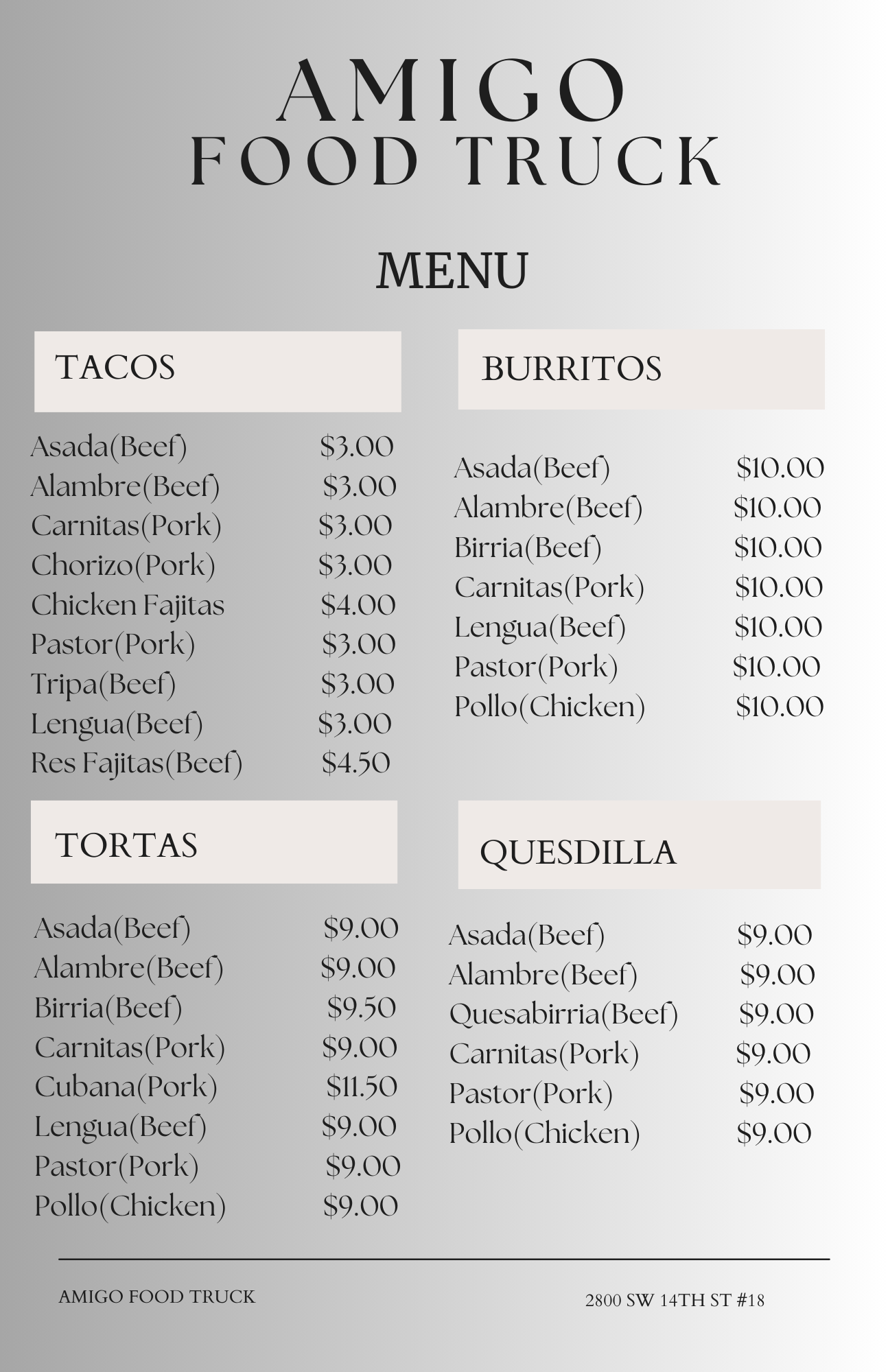 Los Amigo Food Truck, Bentonville - Menu, Reviews, Photos - Restaurantji