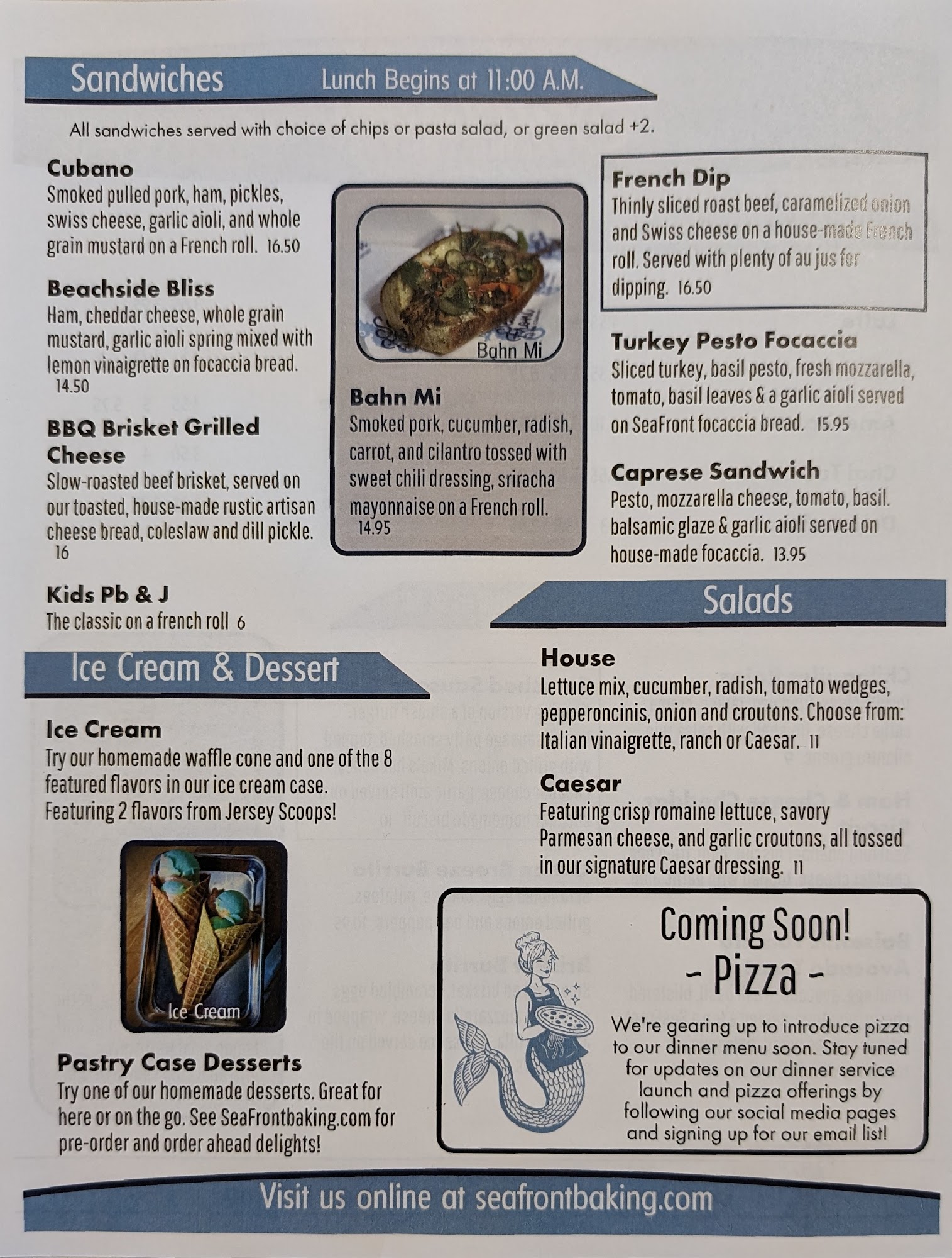 SeaFront Baking Company, Crescent City - Menu, Reviews (139), Photos ...