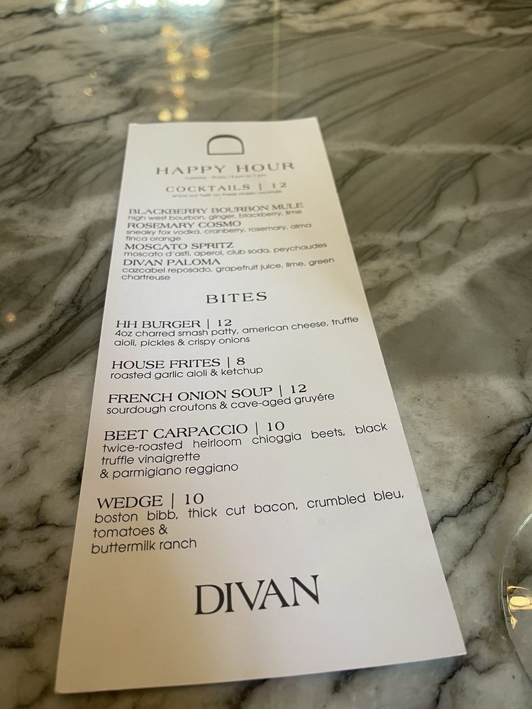 Divan Chicago, Chicago - Menu, Reviews (91), Photos (28) - Restaurantji