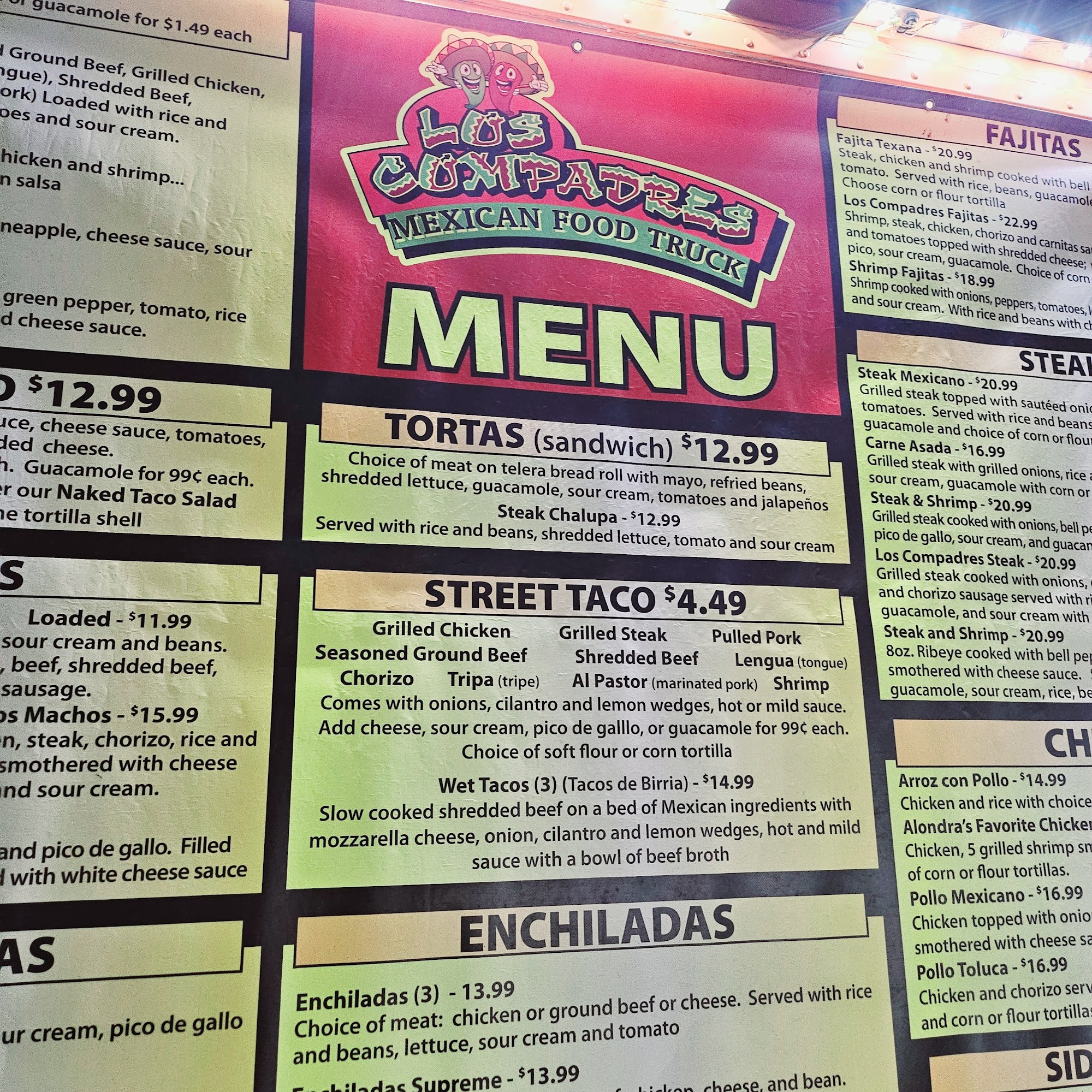 los compadres food truck, Anderson - Menu, Reviews (45), Photos (21 ...