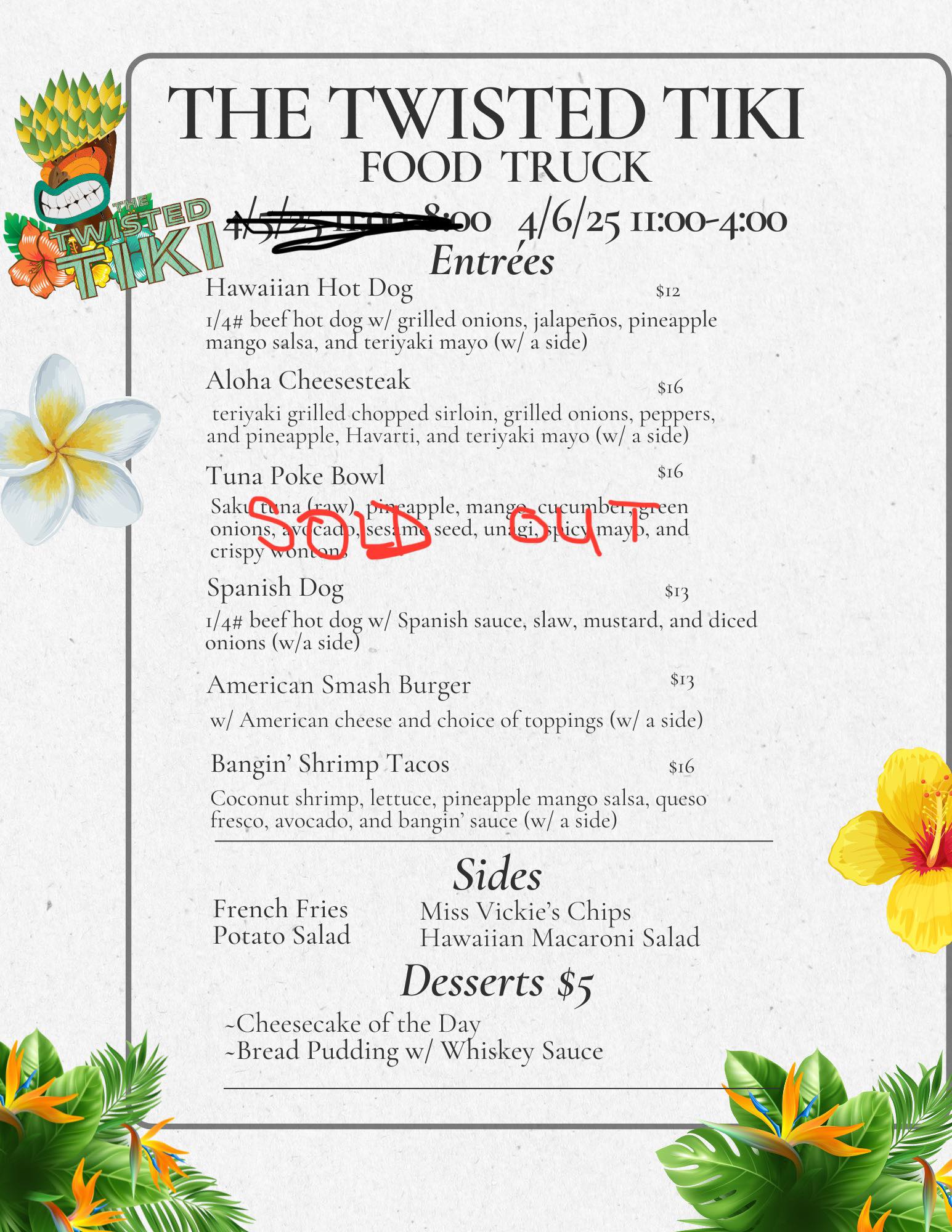 The Twisted Tiki Food Truck, Syracuse - Menu, Reviews (62), Photos (12 ...