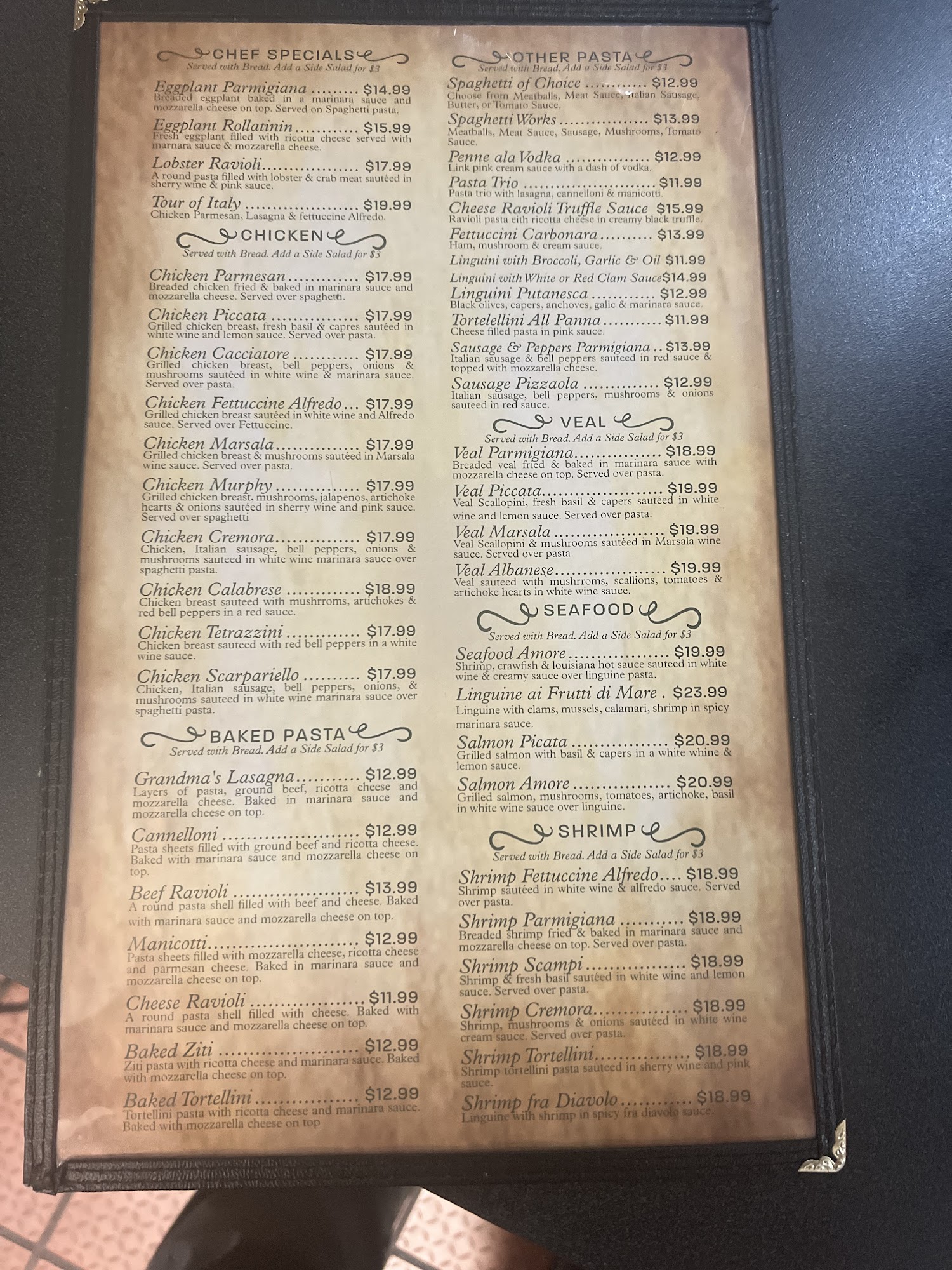 Amore Italian Restaurant, Great Bend - Menu, Reviews (49), Photos (18 ...