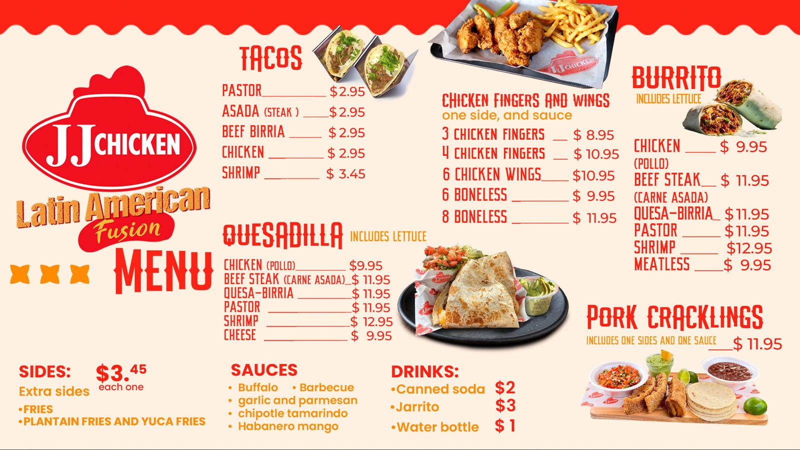 JJ Chicken Latin American Fusion, Laplace - Menu, Reviews, Photos (13 ...