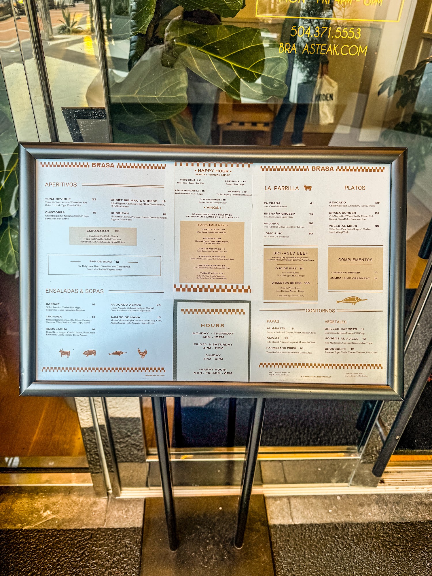 Brasa South American Steakhouse, New Orleans - Menu, Reviews (93 ...