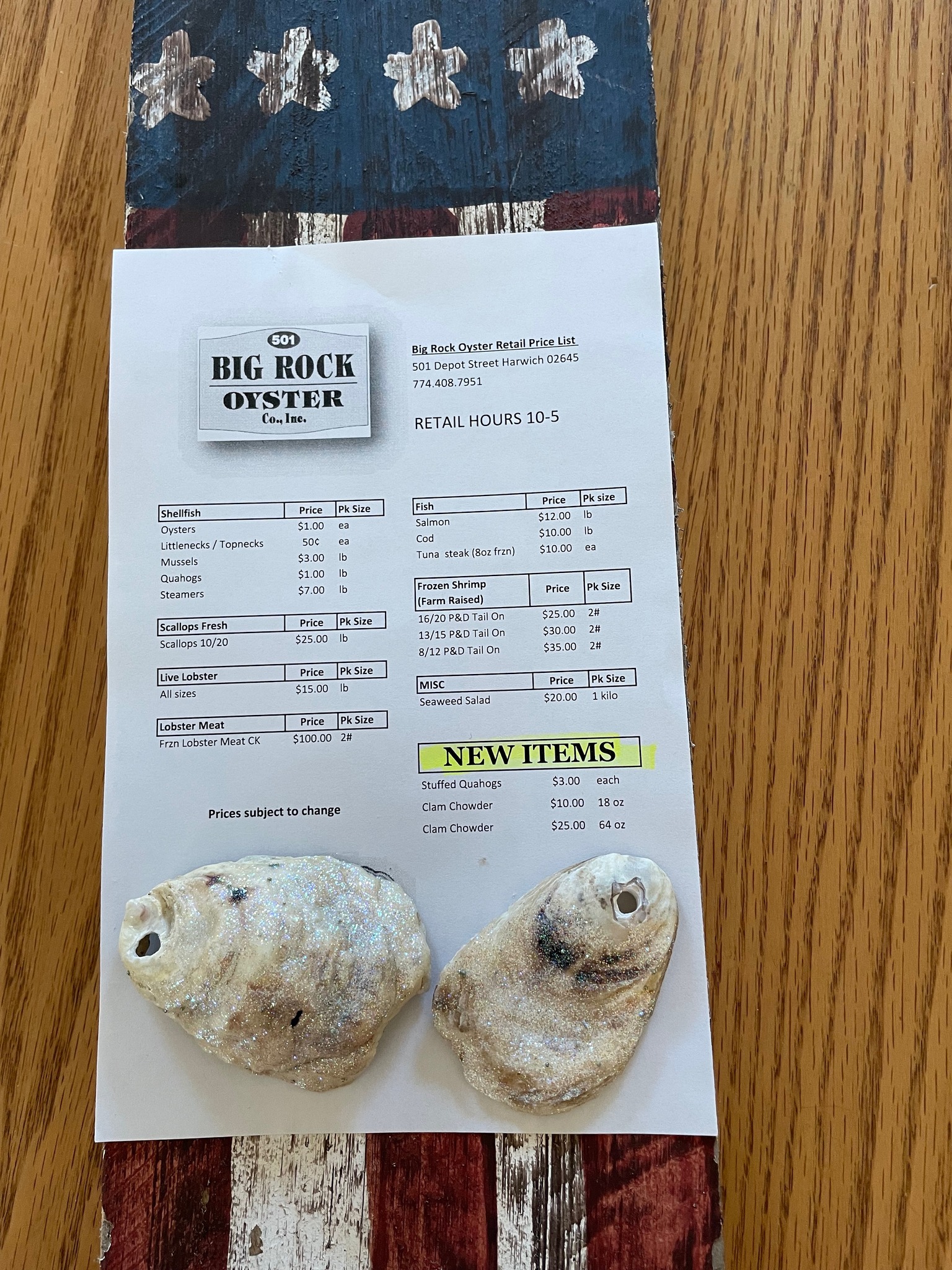 Big Rock Oysters, Harwich - Menu, Reviews (45), Photos (19) - Restaurantji