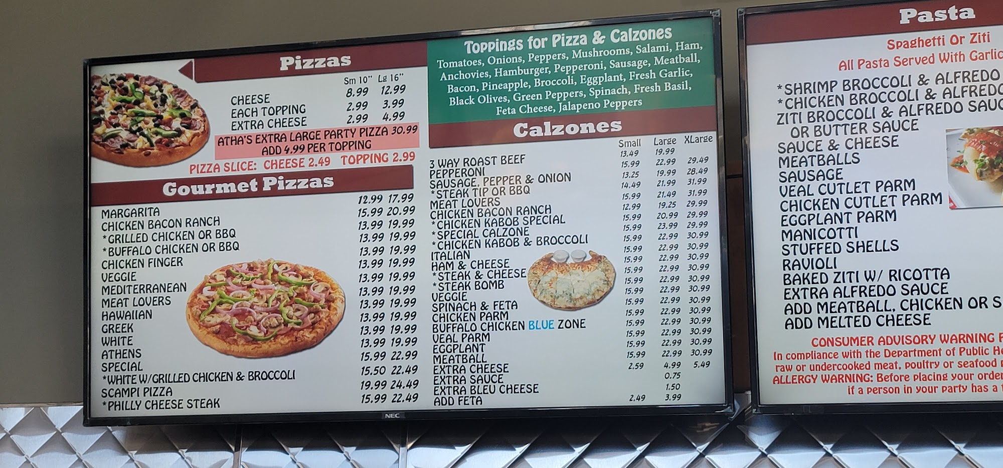 Atha's Roast Beef & Pizza, Peabody - Menu, Reviews (151), Photos (39 ...