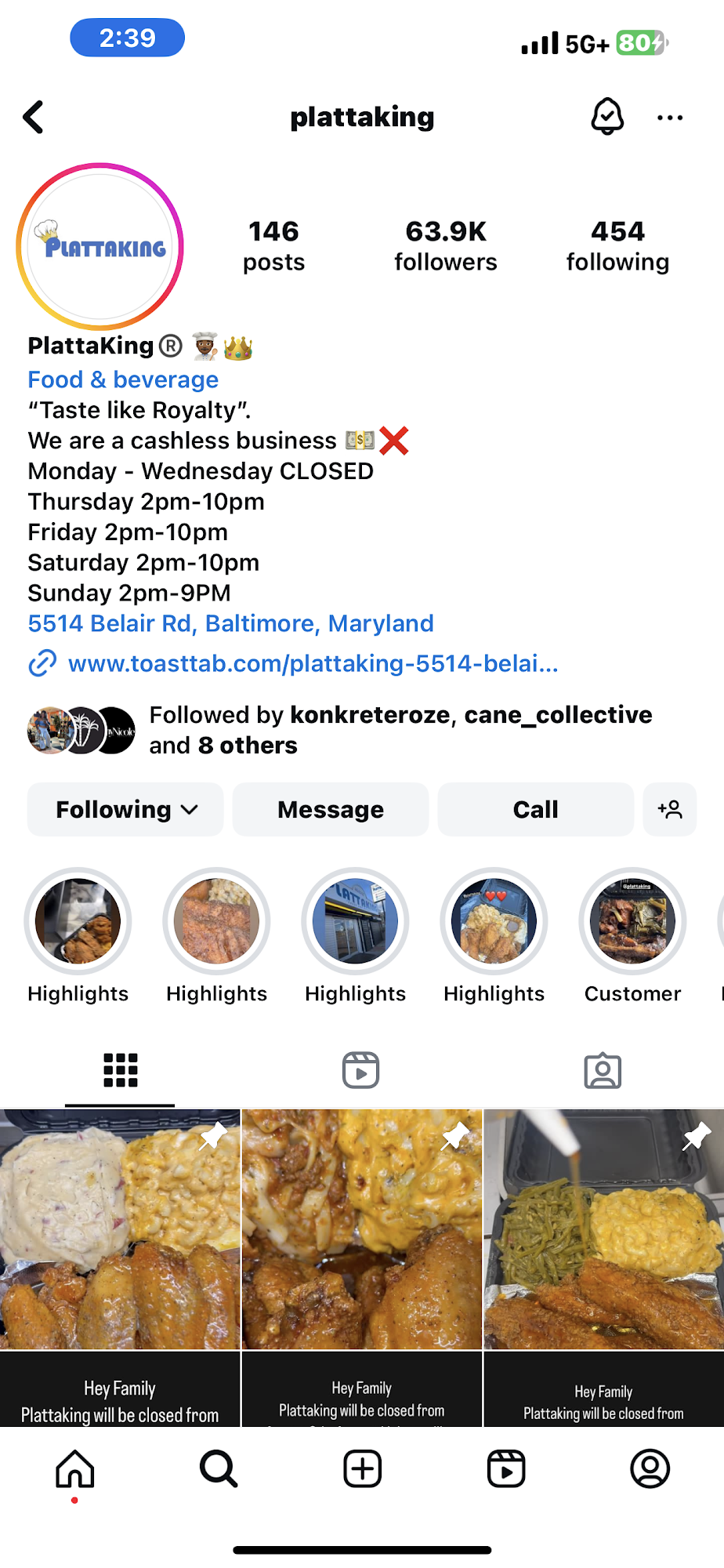 PlattaKing, Baltimore - Menu, Reviews (197), Photos (29) - Restaurantji