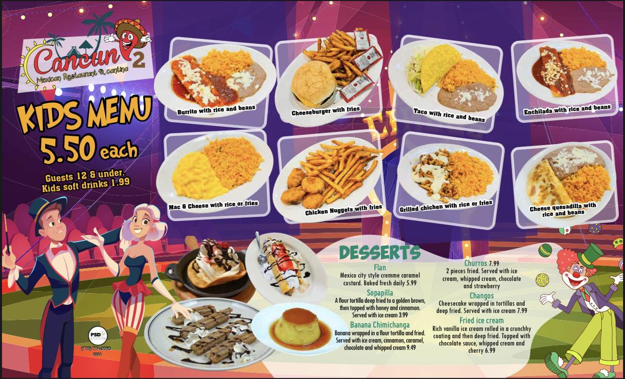 Cancun Mexican Restaurant & Cantina 4, Clio - Menu, Reviews (60 ...