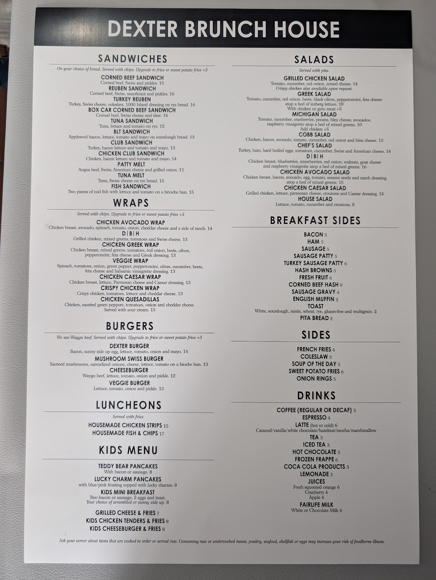 Dexter Brunch House, Dexter - Menu, Reviews, Photos - Restaurantji