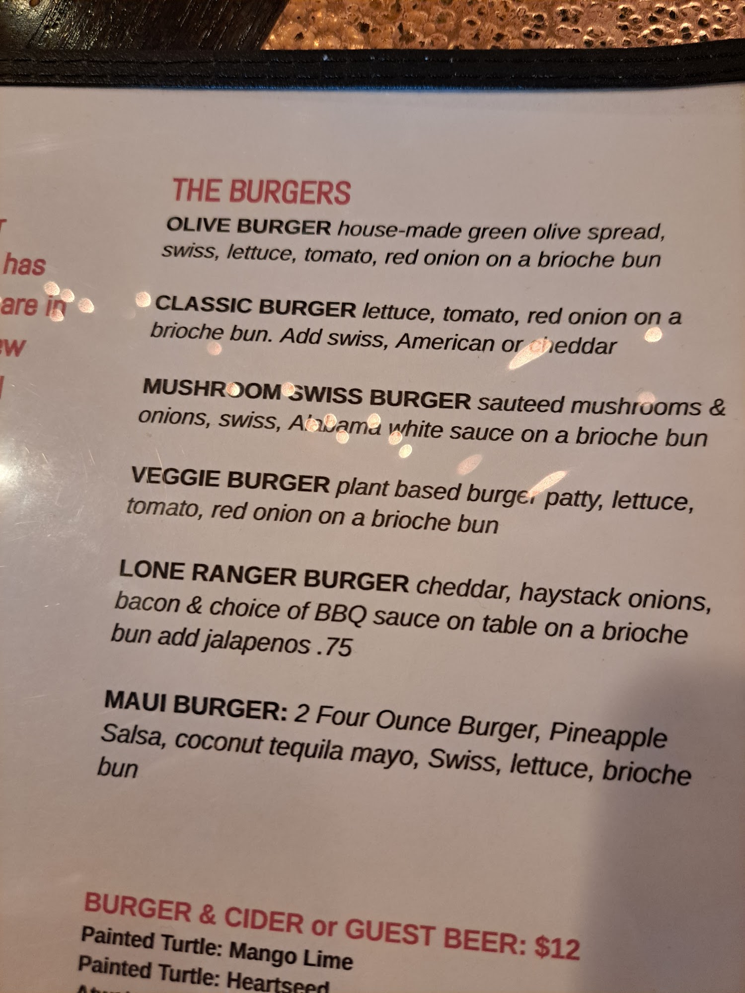 Menu for Hop Hog Backyard Brewpub, Greenville, MI - Restaurantji