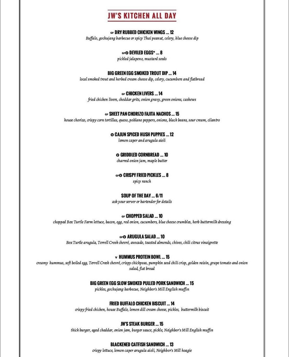 JW’s Kitchen, Springfield - Menu, Reviews (79), Photos - Restaurantji