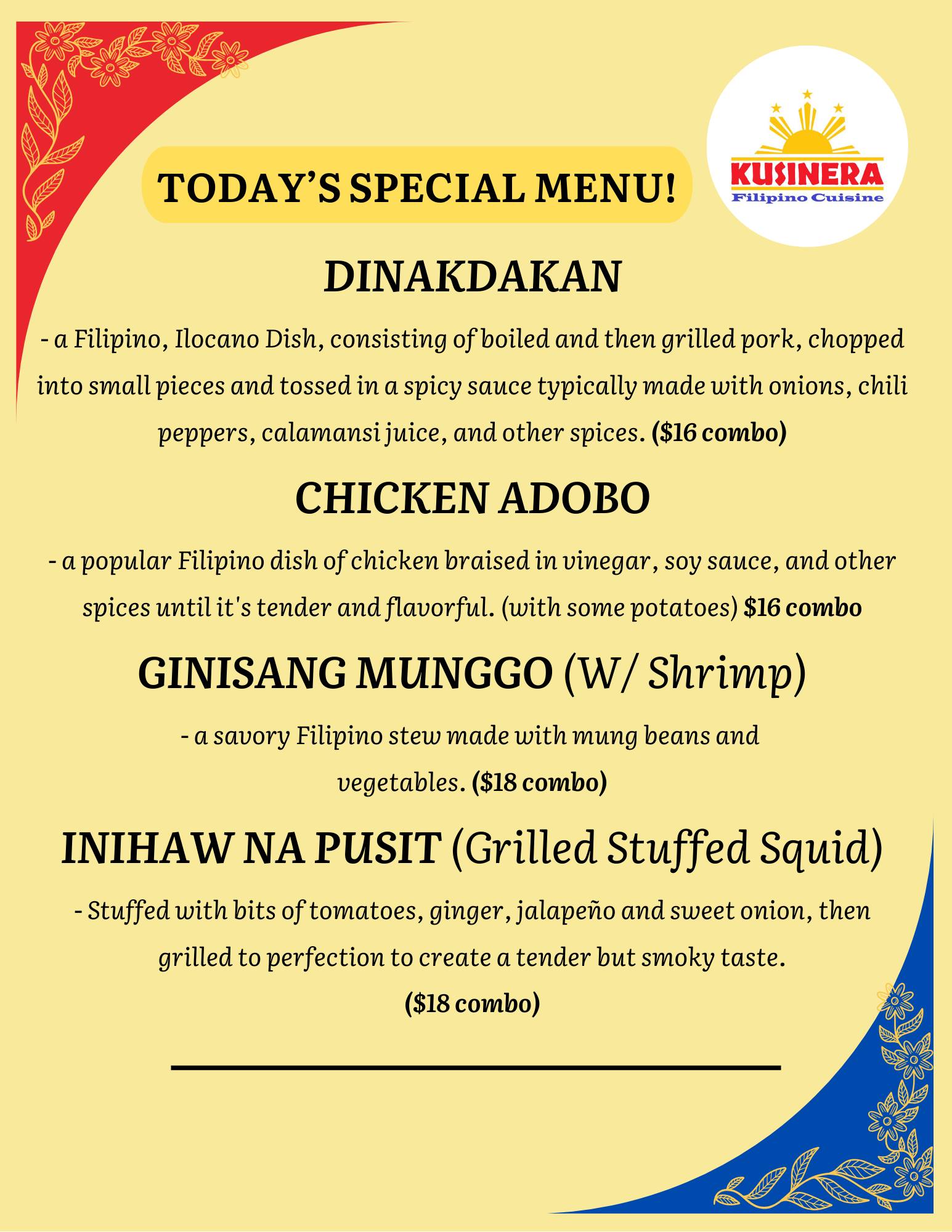 Kusinera Filipino Cuisine, Fayetteville - Menu, Reviews (87), Photos ...