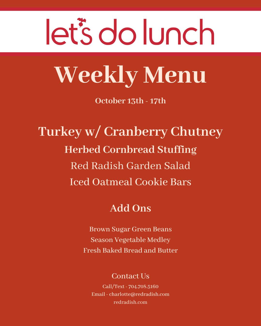 Red Radish Catering Co, Matthews - Menu, Reviews (40), Photos (13 ...