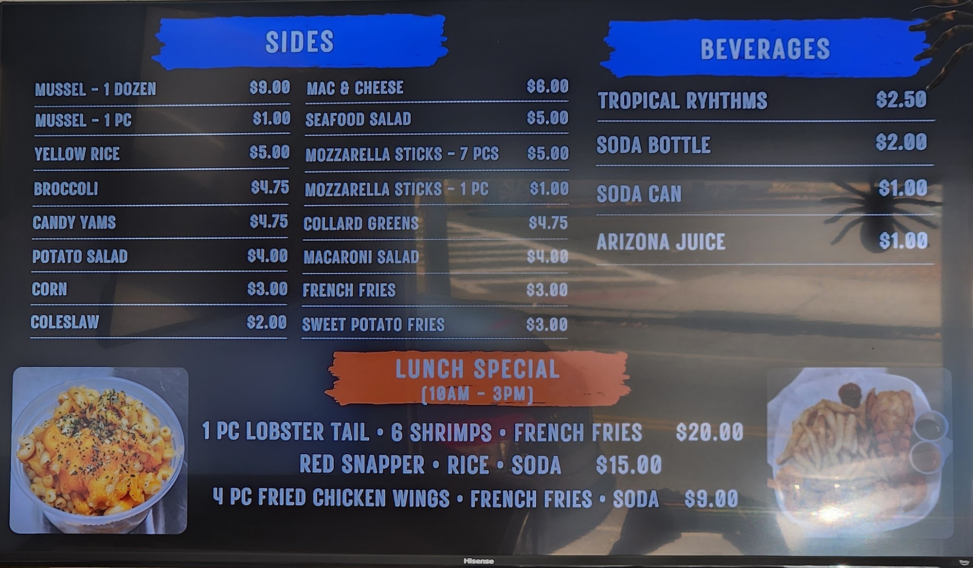 Menu for Vreeland Ave Seafood Restaurant, Paterson, NJ - Restaurantji