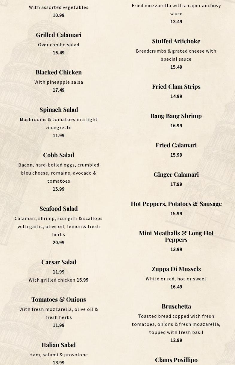 Menu for Forte Pizzeria, Randolph, NJ - Restaurantji