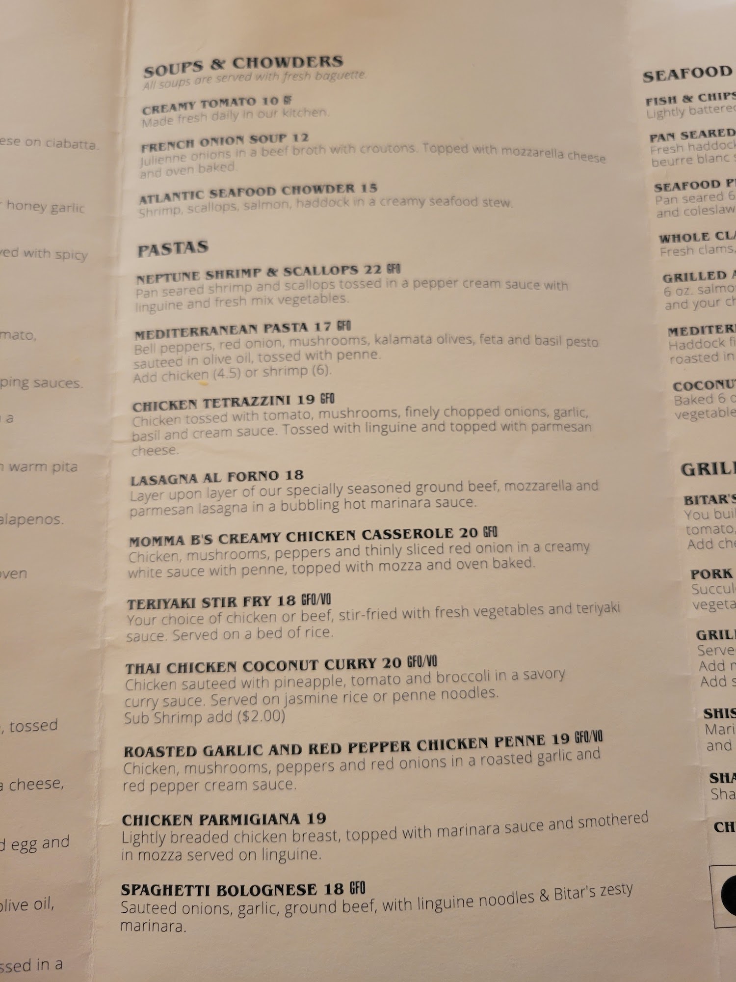 Rob Bitar's Ristorante, Elmsdale - Menu, Reviews (192), Photos (38 ...