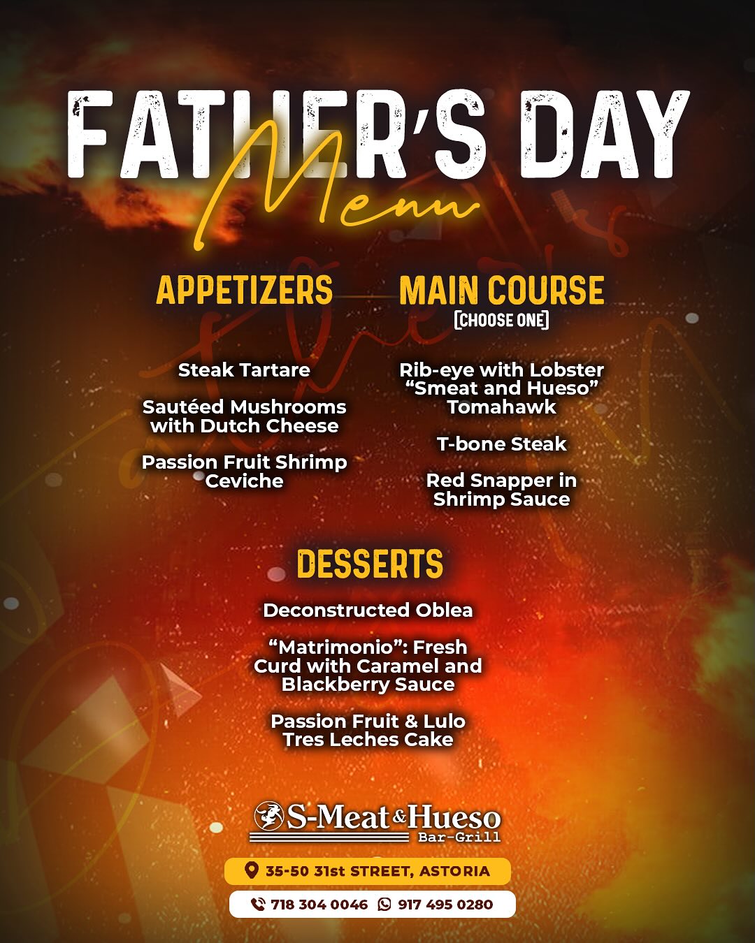 Smeat & hueso, Astoria - Menu, Reviews (152), Photos (19) - Restaurantji