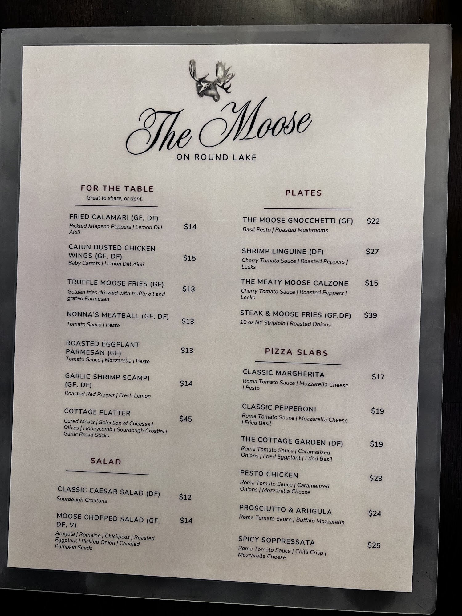 The Moose on Round Lake, Killaloe - Menu, Reviews (37), Photos (12 ...