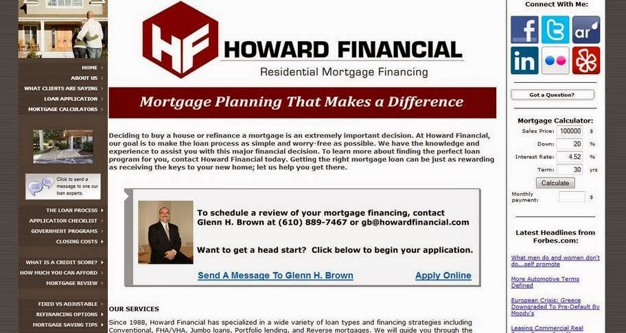 HOWARD FINANCIAL - West Chester PA - Hours, Directions, Reviews ...