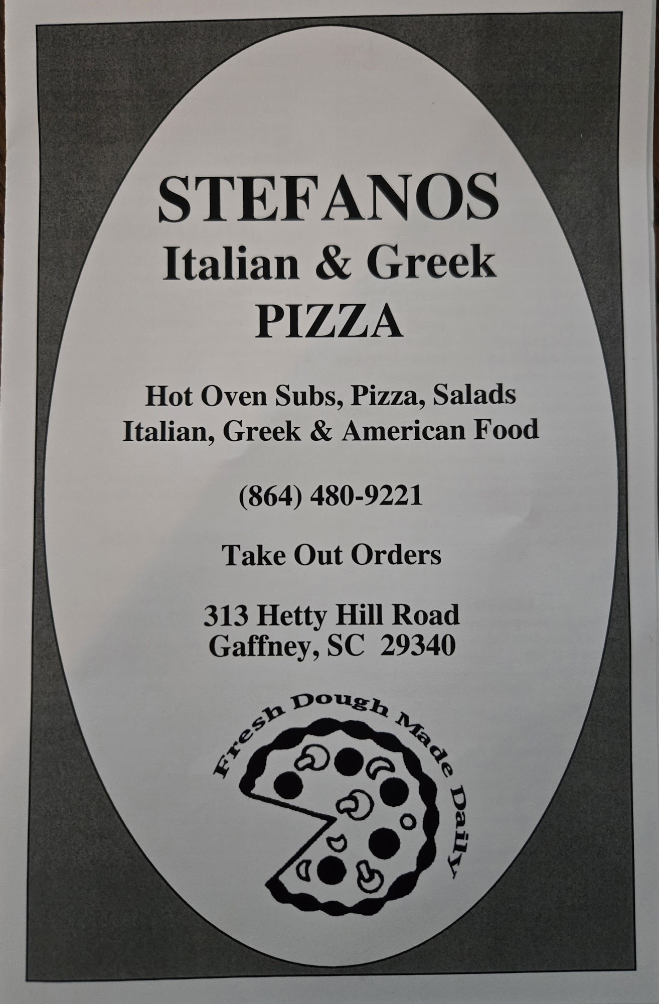 Stefano's Family Restaurant, Gaffney - Menu, Reviews (14), Photos ...