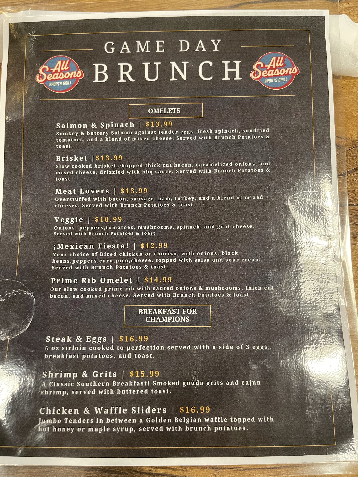 All Seasons Sports Grill, White House - Menu, Reviews (74), Photos (23 ...