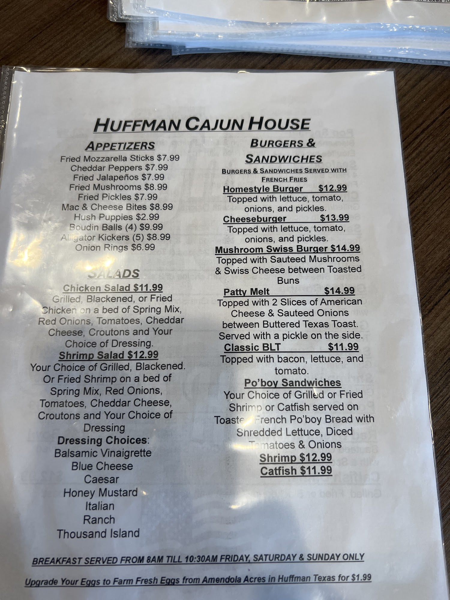 Huffman Cajun House, Huffman - Menu, Reviews (53), Photos (16 ...