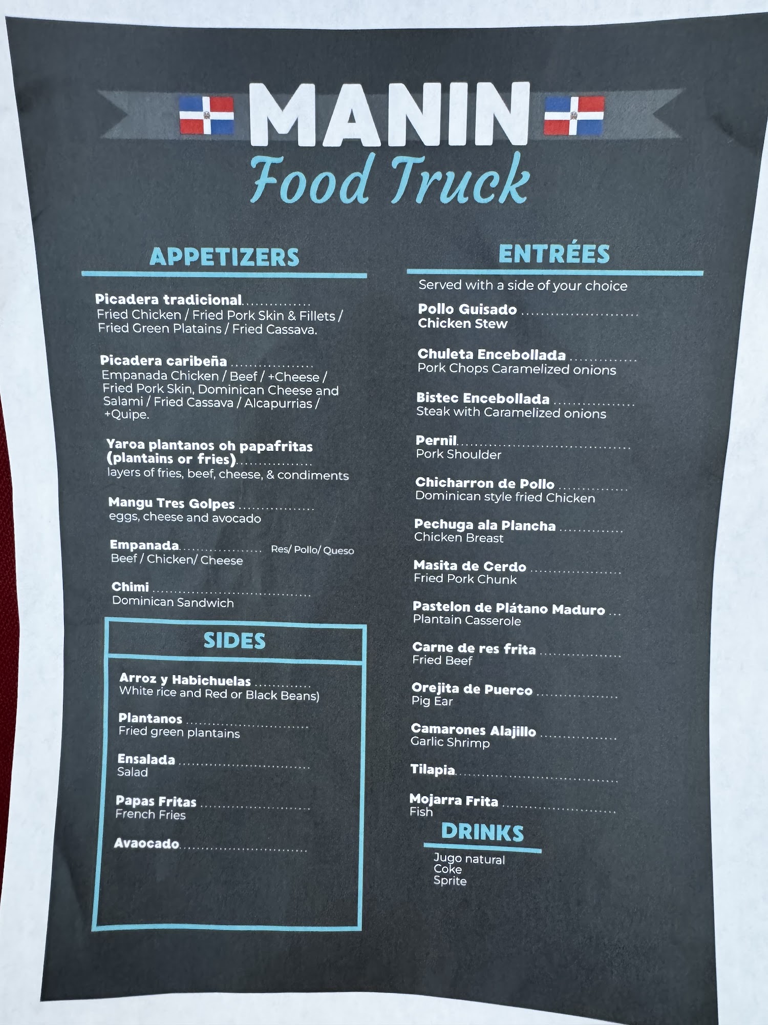 Manin Food Truck, Spring - Menu, Reviews (52), Photos (13) - Restaurantji