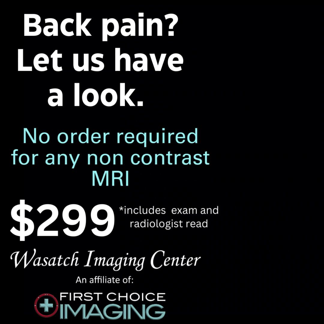 WASATCH IMAGING AN AFFILIATE OF FIRST CHOICE IMAGING - Sandy UT - Hours ...