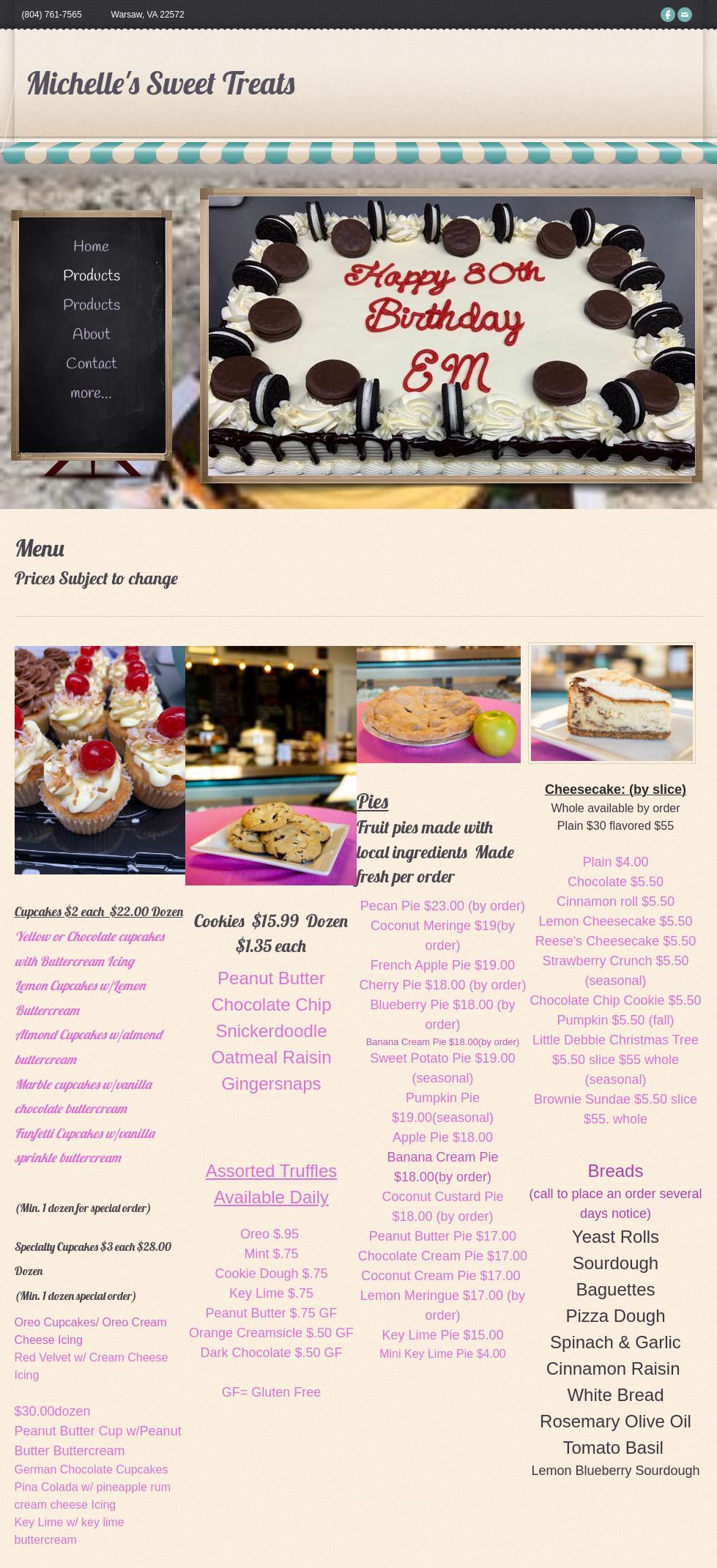 Michelle's Sweet Treats, Warsaw - Menu, Reviews (101), Photos (49 ...
