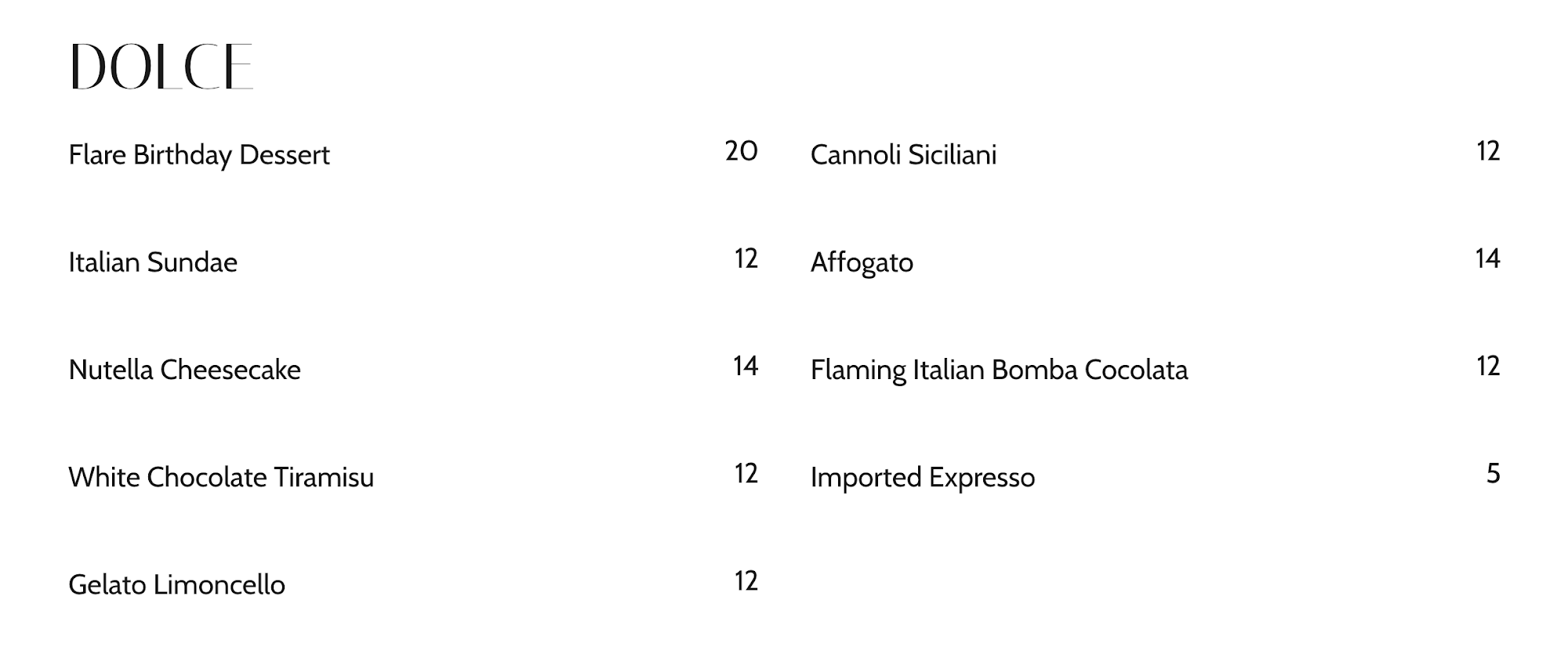 Menu for Rimini Restaurant, Kirkland, WA - Restaurantji