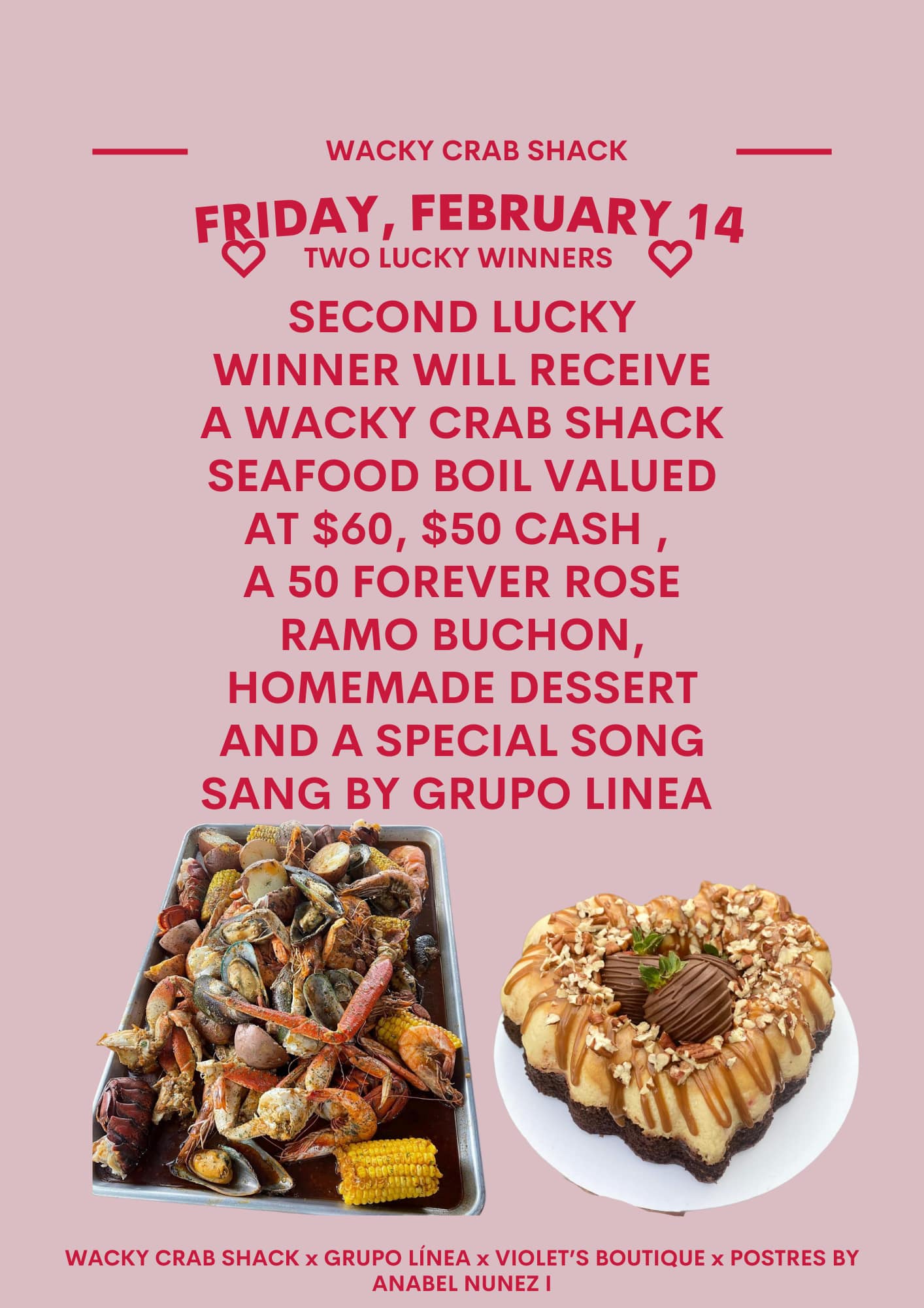 Menu for Wacky crab shack, Yakima, WA - Restaurantji